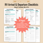 RV Arrival & Departure Checklists (Download & Print) – Camper FAQs