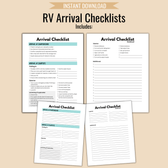RV Arrival & Departure Checklists (Download & Print) – Camper FAQs